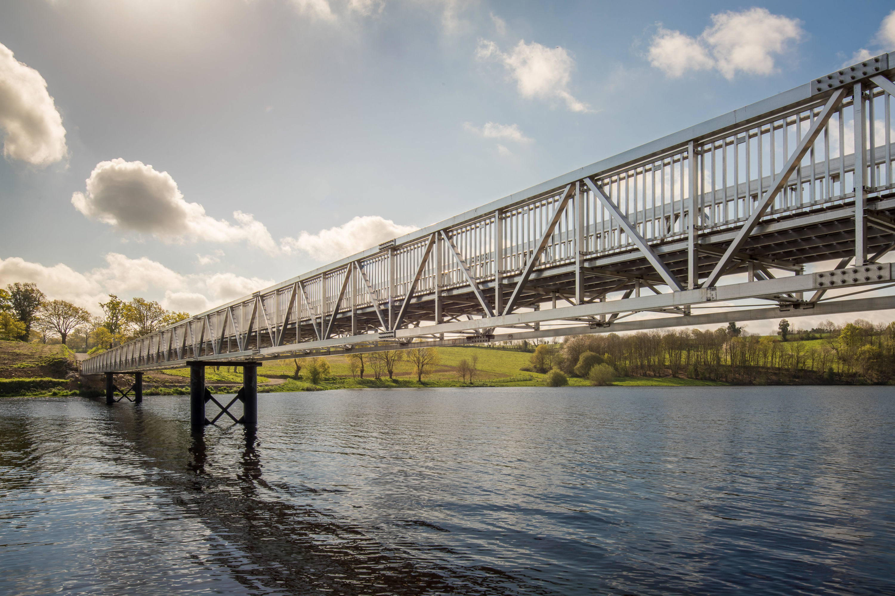 Passerelle de Saint M'hervé - Construction de passerelles - Poralu Marine